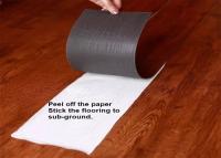 China Self Adhesive PVC Flooring 1.5mm Thickness Waterproof Anti Corrosion Wear Layer 0.07mm for sale