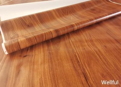 China Decorative PVC Printing Film 0.07mm Thickness 1300mm Width Wood Designs for sale