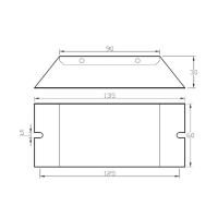 China UL Ballast GPH550T5 GPH436T5 UVC Light Fixtures One For Two UV Lamps 120V 230V for sale