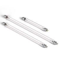 China Double Needle Germicidal UVC Light Lamp T5 T8 4W 6W 8W 15W High Purity Quartz for sale