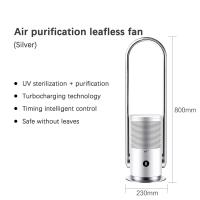 China YOUWEI 32W UV Air Purifier Fan with Sterilization Leafless Design 800mm Height for sale