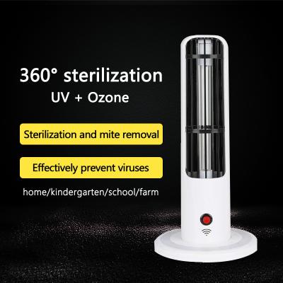 China 20W UVC Germicidal Table Lamp with Remote Control for Home Restaurant Sterilization for sale