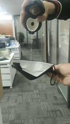 China S&J Outdoor Face Mouth Mask Colorful Wholesale Ear-loop Disposable 4 ply Black Mask for sale