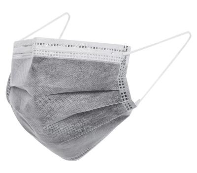 China Pleated Earloop Face Mask Shield Face Mask Activated Carbon Disposable Medical Mask CE Class II High Breathability & Comfortable for sale