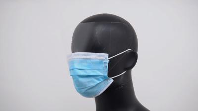 China Anti Fog Face Shield Disposable 3 Layer Face Mask Medical Mask CE High Breathability & Comfortable Class I 3 Years 3 Plys for sale