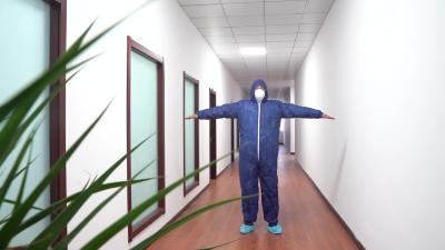 China S&J SMS Disposable Protective Coverall for sale