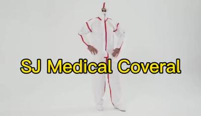 China S&J Disposable medical workwear disposable coveralls with pockets for sale