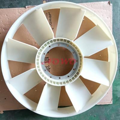 China Plastic Cooling System Fan Blade with 654mm Diameter for  EuroCargo Tector Truck for sale