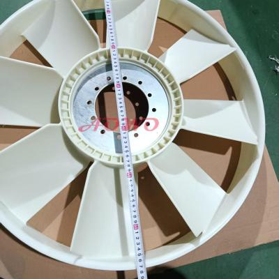 China 654mm Diameter Plastic Cooling Fan Blade For Truck EUROTECH EUROCARGO TECTOR Replacement for sale