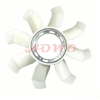 China Dynamically Balanced Fan Clutch Blade with Bolt-on Mounting and Powder Coated Finish for Engine Cooling for sale