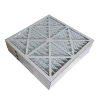 China Synthetic Fiber G4 Pre Pleated Panel Filter For HVAC / Ventilation for sale