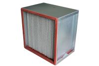 China 99% 0.3um Deep Pleated HEPA Filter High Temperature Customized Size for sale