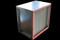 China 99% 0.3um Deep Pleated HEPA Filter High Temperature Customized Size for sale