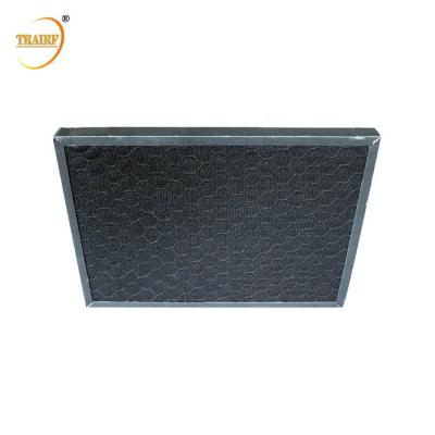 China Plastic Honeycomb Activated Carbon Air Filter Sheets For Removing Formaldehyde for sale
