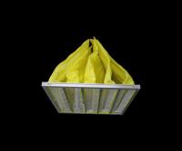 China Spray Paint Booth Filtration Medium Efficiency Pocket Bag Air Filter 80Pa for sale