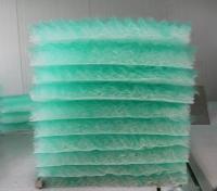 China 50mm 60mm Paint Booth Air Filter 5um Filter Glass Fiber for sale