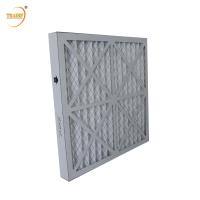 China 20*20*1cm Pleated Pre Air Filter For HVAC / Ventilation G4 F5 F6 for sale