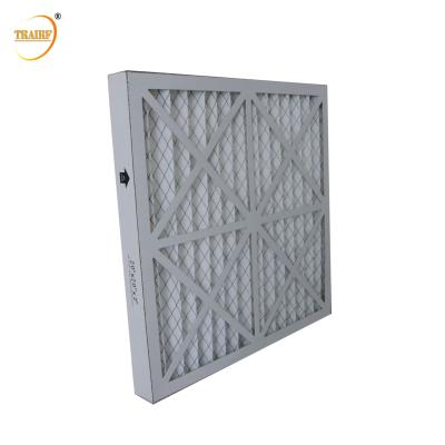 China 20*20*1cm Pleated Pre Air Filter For HVAC / Ventilation G4 F5 F6 for sale