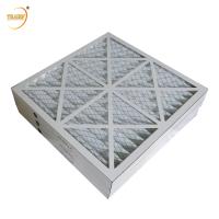 China 20*20*1cm Pleated Pre Air Filter For HVAC / Ventilation G4 F5 F6 for sale
