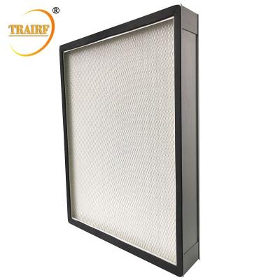 China H11 H12 H13 H14 U15 U16 U17 Aluminium Alloy Frame HEPA Filter Fiber Glass Media HEPA Air Filter for sale