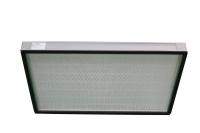 China Terminal Filtration Mini Pleats Glass Fiber Filter Media H13 H14 Panel HEPA Air Filter For Laminar Flow Hood for sale