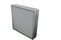 China Laboratory AHU HVAC System H13 H14 Mini Pleat Flow Hood HEPA Filter for sale