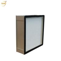 China Class 100 Class 10000 Metal Frame Clean Room HEPA Air Filter 0.3u for sale