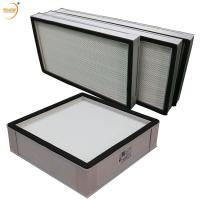 China Aluminium Alloy Frame Hepa 14 Air Filter HEPA Fan Filter Unit 0.3 Micrometer for sale