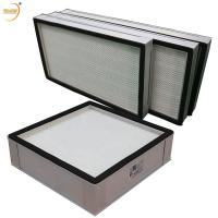 China 0.3um 24x24 HEPA Air Filter Flow Hood Filter With Glass Fiber Media for sale