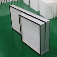 China H14 FFU Fan Filter Fiberglass Media HEPA Air Filter For Lab for sale