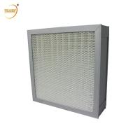 China 99.99% H14 Laminar Flow Hood HEPA Air Filter For Mushroom Cultivation for sale