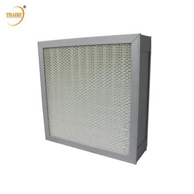 China 99.99% H14 Laminar Flow Hood HEPA Air Filter For Mushroom Cultivation for sale
