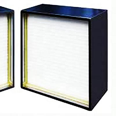 China Galvanized Metal Frame 99% HEPA Filter 0.3micron Terminal Filter for sale