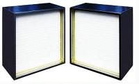 China Galvanized Metal Frame 99% HEPA Filter 0.3micron Terminal Filter for sale