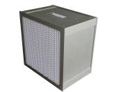 China H14 EU13 EU14 Deep Pleat HEPA Filter Flow Hood Filter With Aluminium Foil for sale