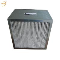 China Terminal H13 Glass Fiber High Efficiency Operating Room HEPA Filter for sale