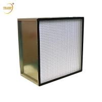 China 300*550*300mm H12 H13 Deep Pleat HEPA Filter For Laminar Flow Hood for sale
