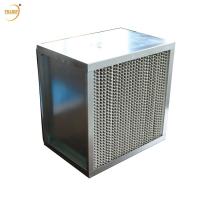China Aluminum Frame 99.99% Deep Pleat HEPA Filter For Ventilation System for sale