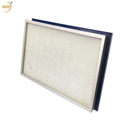 China EN1882 Pharmaceutical Gel Seal Mini Pleated Hepa Filter H13 H14 for sale