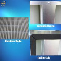 China 0.5 Micron F9 Metal Frame V Bank HEPA Filter For Air Conditioning Systems for sale