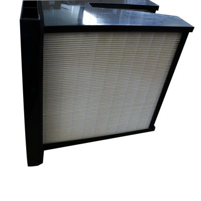 China Mini Pleat V Bank Filter 24x12x12 Micro Fiberglass Paper Merv 14 Air Filter for sale