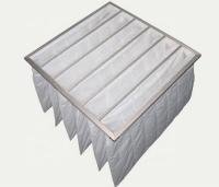 China White Polyester Fiber Washable Bag Air Filter For Cement Plant for sale