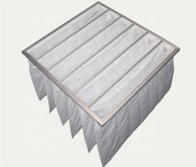China White Polyester Fiber Washable Bag Air Filter For Cement Plant for sale