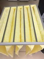 China F8 Fiber Glass Aluminium Alloy Frame Medium Filter Bag Air Filter For Air Conditioning for sale