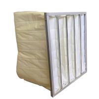 China Galvanized Steel Frame Medium Efficiency Bag Air Filter F7 F8 F9 for sale