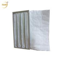 China Nonwoven Fabric Melt Blown Pocket Bag Air Filter For Air Conditioning for sale