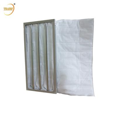 China Nonwoven Fabric Melt Blown Pocket Bag Air Filter For Air Conditioning for sale
