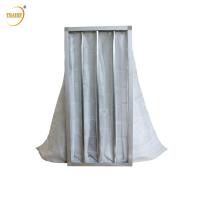 China Nonwoven Fabric Melt Blown Pocket Bag Air Filter For Air Conditioning for sale