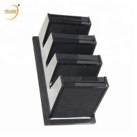 China 0.3u Activated Carbon Air Filter V Bank Air Filter 800-4200 CMB/H for sale