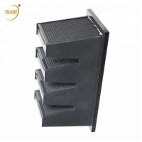 China 0.3u Activated Carbon Air Filter V Bank Air Filter 800-4200 CMB/H for sale